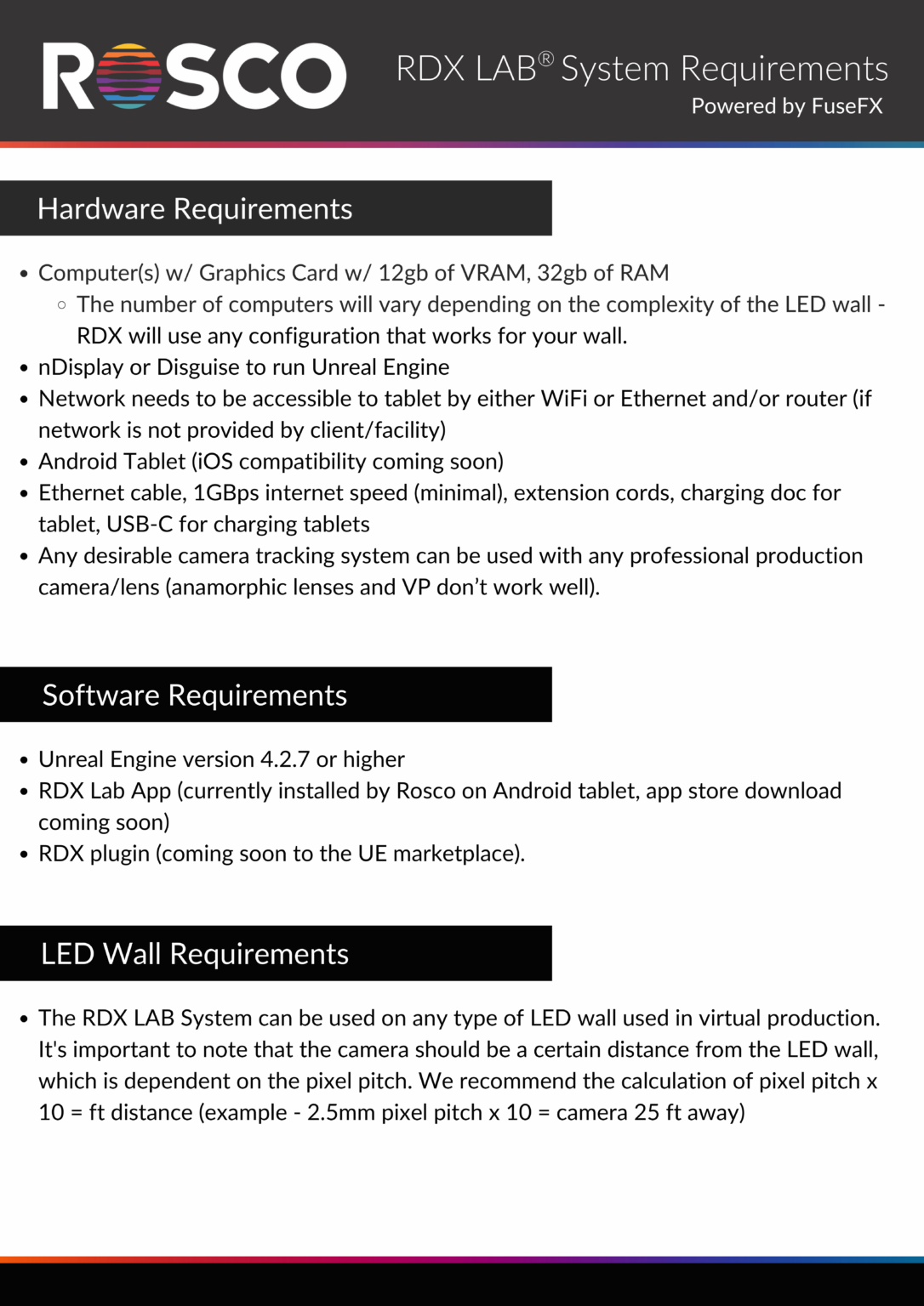 RDX LAB® System Hardware Requirements [PDF] – RDX LAB System